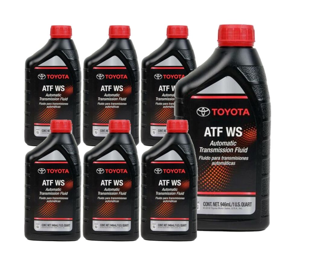 7 Quart GENUINE TOYOTA ATF WS Automatic Transmission oil Fluid ...